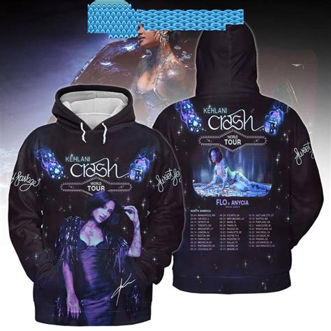 Kehlani Crash Tour In 2024 World Tour Venue Hoodie T Shirt