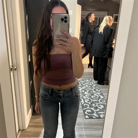 Iamgia Size Small Top Iamgia Lace Croptop Strapless Depop