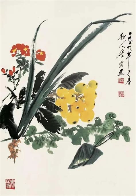 端午节的画10位大师画端午祝您端午安康齐白石任伯年张大千吴昌硕等大师作品赏析 兰清竹韵