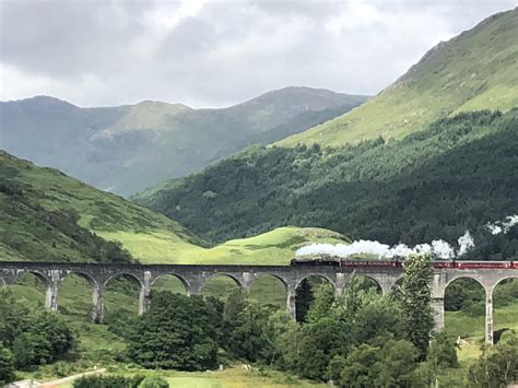I Saw The Bridge With An Actual Steam Train Going Across R Harrypotter
