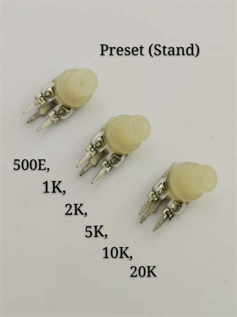 Preset Variable Resistor Stand 500ohm 1k 2k 5k 10k 20k Lazada