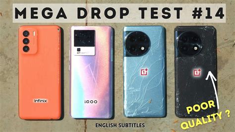 Drop Test OnePlus 11R Vs OnePlus 11 Vs IQOO Neo 7 Vs Infinix Zero 5G
