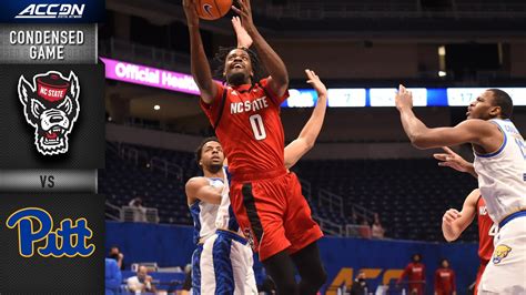 Nc State Vs Pitt Condensed Game 2020 21 Acc Mens Basketball Youtube