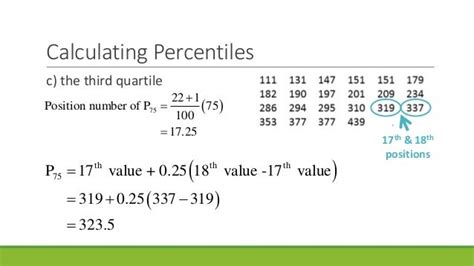 Lesson 2 Percentiles