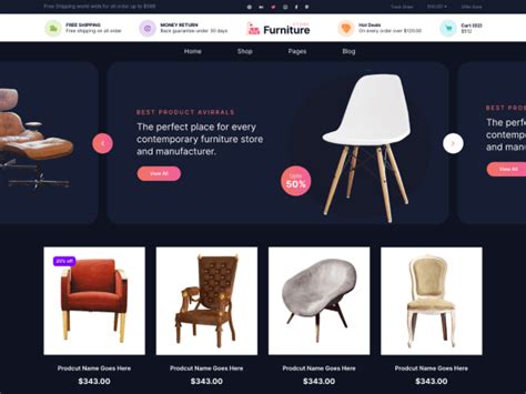 Modern Furniture Store Wordpress Theme