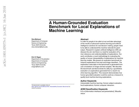 A Human Grounded Evaluation Benchmark For Local Explanations Of Machine
