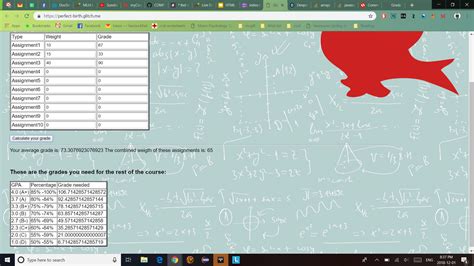 Grade Grinder Calculator Mcgill Standard Devpost