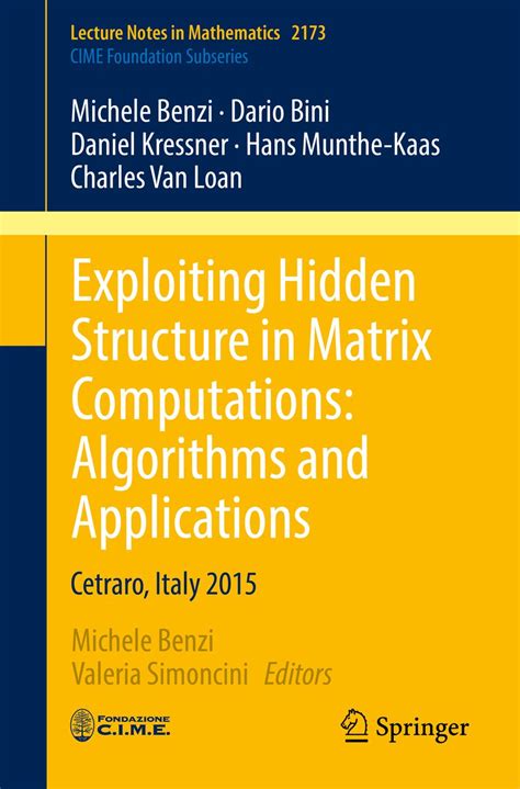 Exploiting Hidden Structure In Matrix Computations Algorithms And
