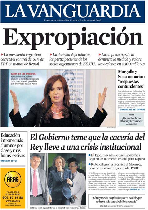 Cómo reflejan la noticia los diarios españoles Infobae