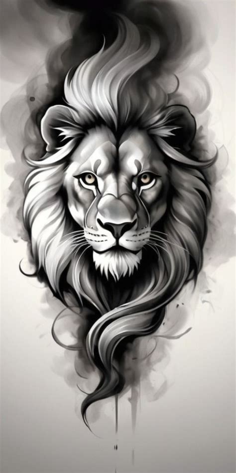 Lion Tattoo Design In 2024 Lion Tattoo Design Lion Tattoo Lion Art