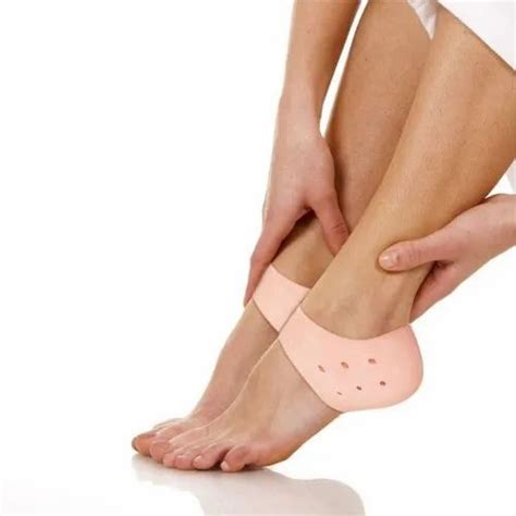 Skin Color Silicone Heel Anti Crack Set Half At Pair In Surat Id