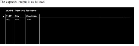 Solved On An Sql Workbench Run The Command To Delete The Chegg