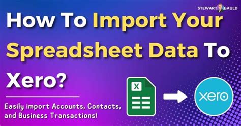 How To Import Your Spreadsheet Data To Xero