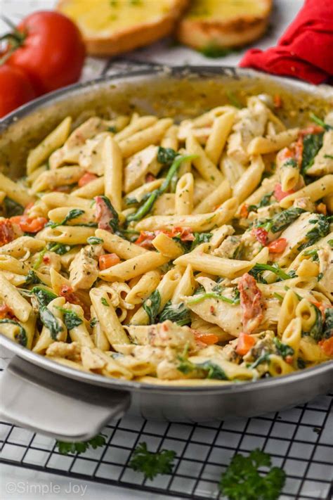 Creamy Tuscan Chicken Pasta Simple Joy