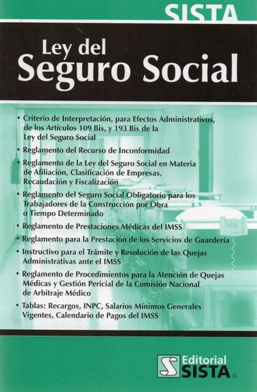Ley Del Seguro Social De 1973 Pdf En Mercado Libre México