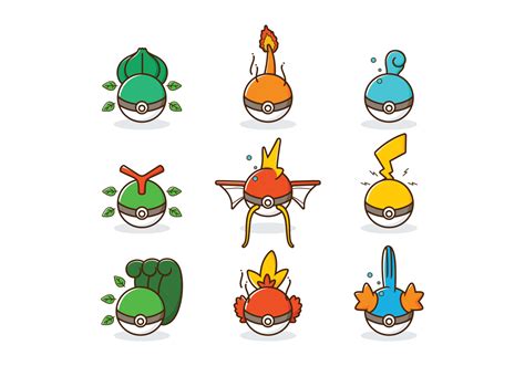 Free Pokemon Vector 118039 Vector Art At Vecteezy