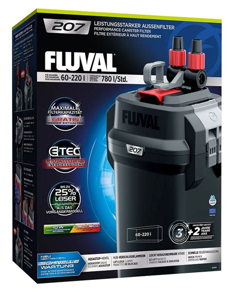 Hagen Фильтр внешний FLUVAL 207, 780-460л/ч от 60 до 220л - Внешние ...