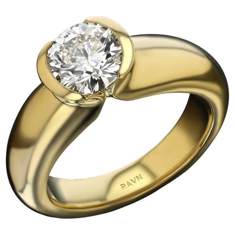 House Of Ravn 18k Gold Solitaire Ring With Gia Certified 169ct