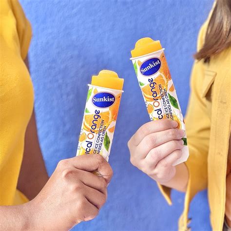 Zest Up Your Day With Sunkist Tropical Orange Ice Confection