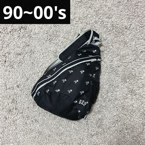 90~00s Old Gapスカルワンショルダーバッグarchiveテックy2k By メルカリ