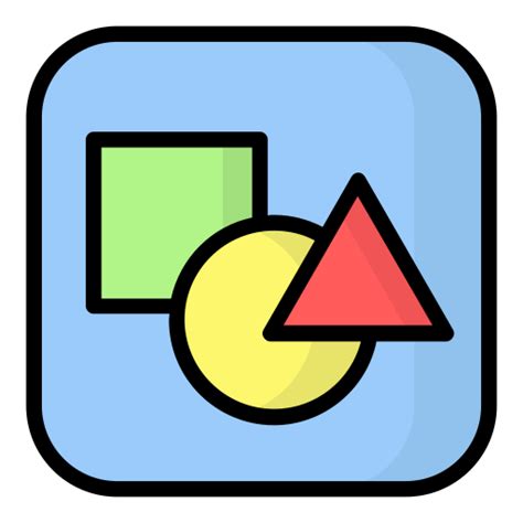 Shape Generic Outline Color Icon