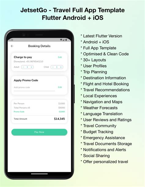 Jetsetgo Travel Full App Template Flutter Android Ios Initappz