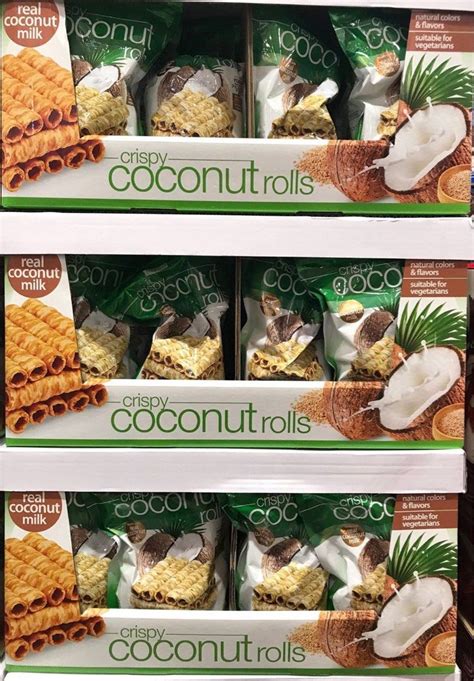 Costco好市多 Tropical Fields 椰奶酥捲 265公克 Coconut Roll 食物和飲料 罐裝食品and即食食品在旋轉拍賣