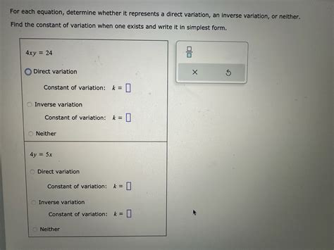 Solved For Each Equation Determine Whether It Represents A