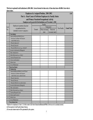 Fillable Online Nces Ed IPEDS Winter 2001 2002 Data Collection Forms