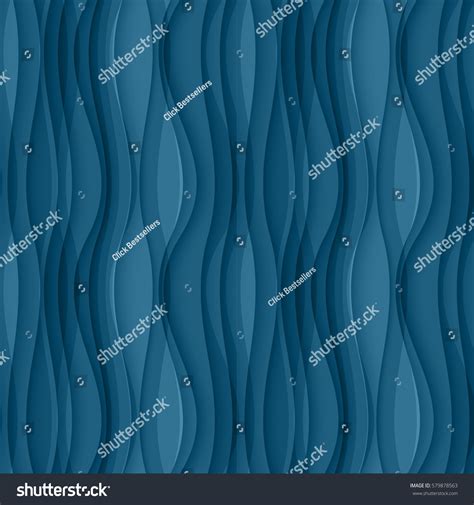 Vector Blue Seamless Wavy Background Texture Stock Vector Royalty Free