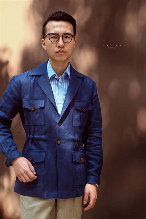 Jacket And 亚麻猎装夹克safari Jacket Nho2男装定制