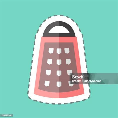 Garis Stiker Memotong Grater Cocok Untuk Simbol Rumah Desain Sederhana