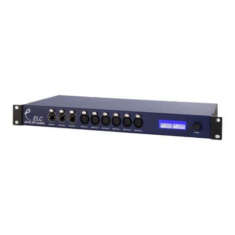 elc dmxlan node6x user manual pdf download manualslib