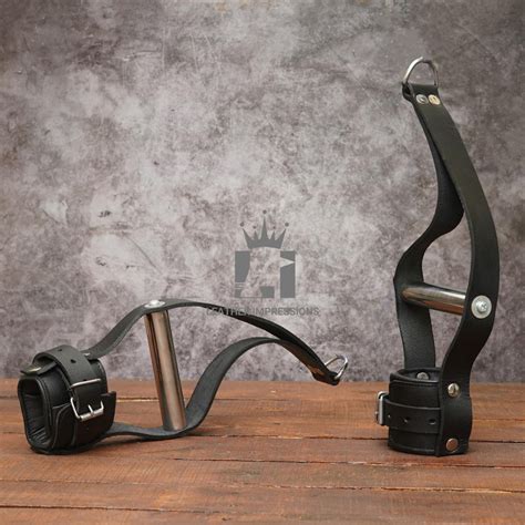 Leather Wrist Suspension Cuffs The Green Tanners