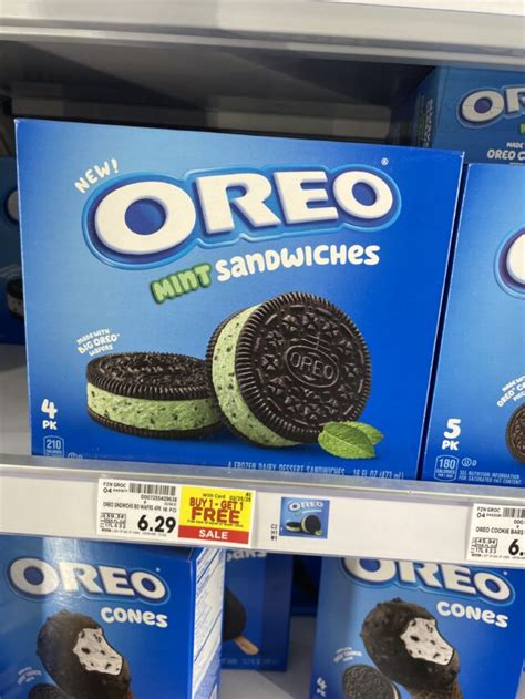 Oreo Bars And Sandwiches And Outshine Bars Are B1g1 Free Kroger Krazy