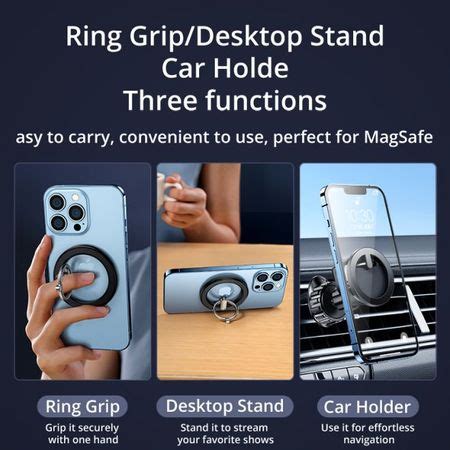 Joyroom Multifunktionaler Magnetischer Finger Griff Ring Halterung