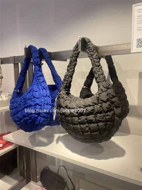 코스 퀼티드 오버사이즈 숄더백 다크브라운 왕밤빵 And 미니백 블랙 그린 리뷰 구름빵 제니가방 네이버 블로그