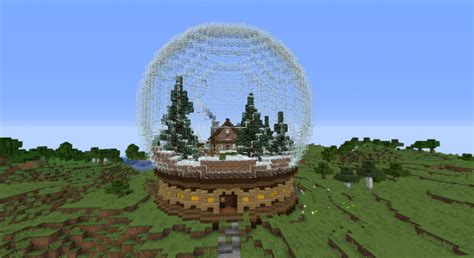 House In A Snow Globe Minecraft Map