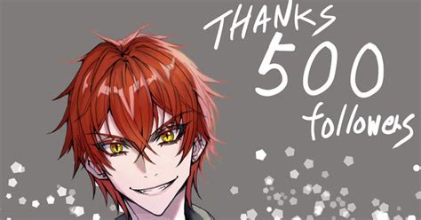 オリジナル Twitter 500フォロワー突破、記念絵 シェマのイラスト Pixiv
