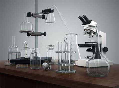 De Reageerbuizen Met Bloed In Laboratorium Centrifugeren Stock