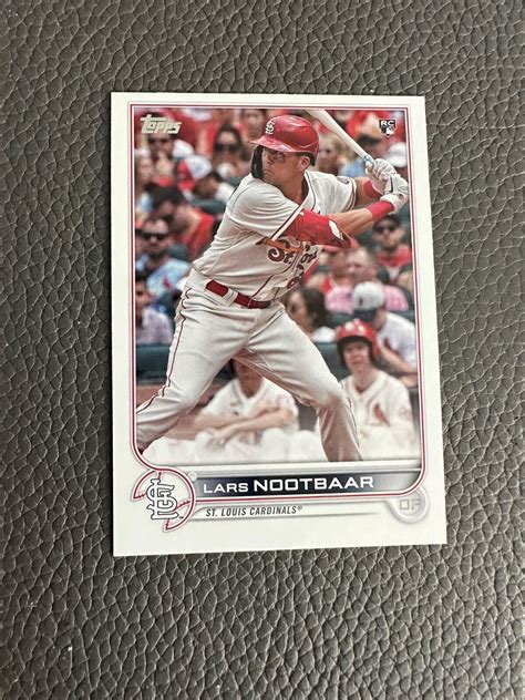 2022 Topps Baseball Series 1 58 Lars Nootbaar Base Rc Rookie Card