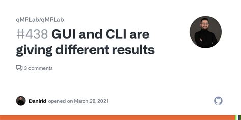 Gui And Cli Are Giving Different Results · Issue 438 · Qmrlabqmrlab