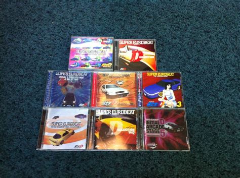 【傷や汚れあり】★ Super Eurobeat Presents 頭文字d 画像の Cd 8点セット 1円スタート スーパーユーロビート