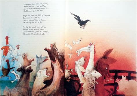 George Orwells Animal Farm Illustrated By Ralph Steadman