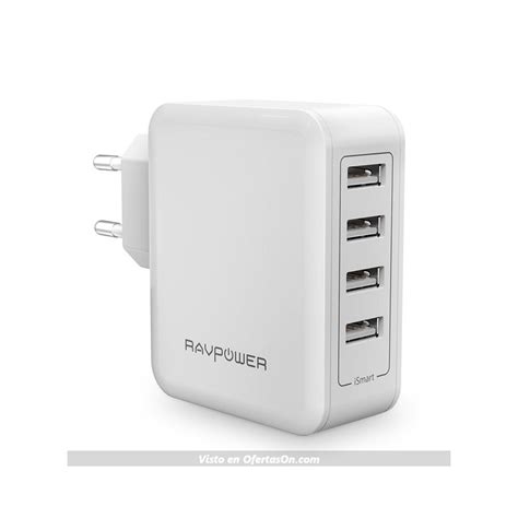 Cargador Con Puertos USB W RAVPower Por