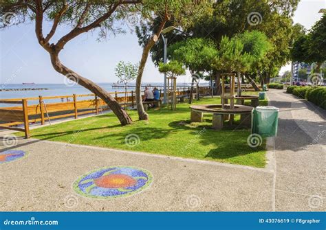 Limassol Seafront Promenade Cyprus Stock Image Image Of Destination