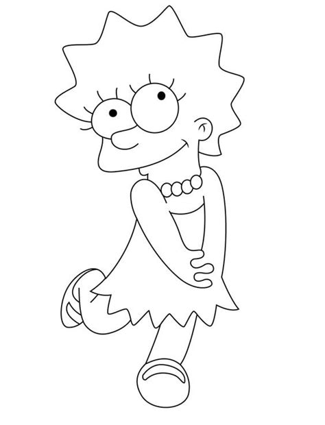 Sưu Tầm 30 Mẫu Tranh Tô Màu Gia Đình Simpson đẹp Nhất Cho Bé