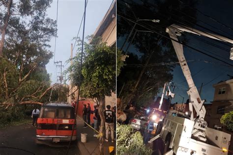 Fuertes Vientos Dejaron Sin Luz A Más De 140 Mil Personas De La Cdmx Y El Edomex Infobae