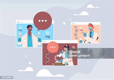 실험실 Dna 테스트 유전 공학에서 실험을 만드는 시험관 연구원에서 Dna와 함께 일하는 과학자 Dna에 대한 스톡 벡터 아트 및 기타 이미지 Istock