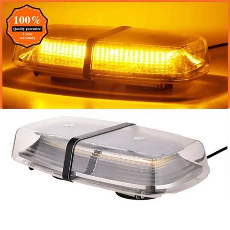 Led 스트로브 비콘 조명 지붕 플래시 비상 대기 자동차 스트로브 경고 트럭 라이트 12v 24v 라이트 지붕 노란색